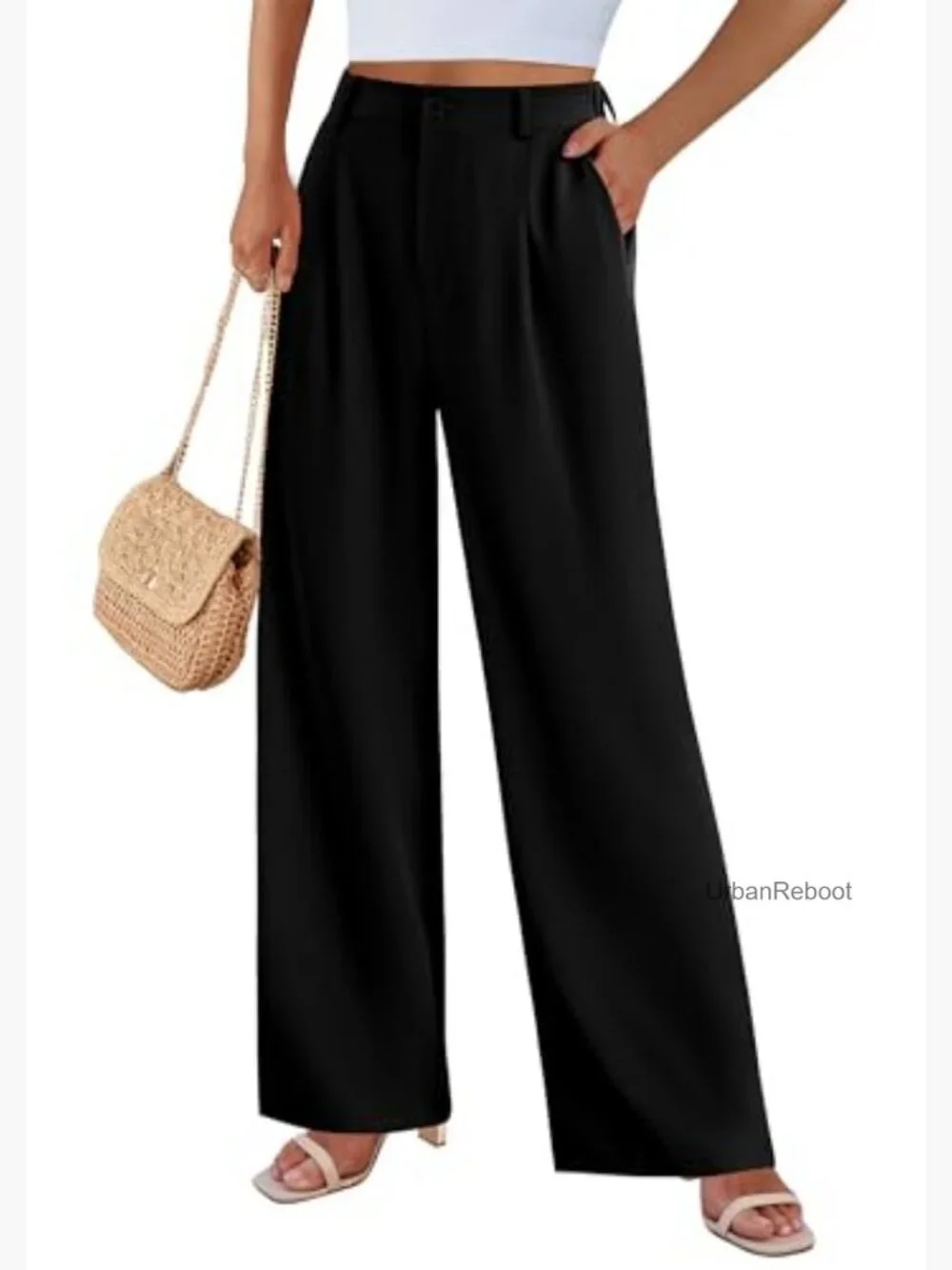 Pants & Jumpsuits | Wide Leg Pants High Waisted Business Casual Work ...